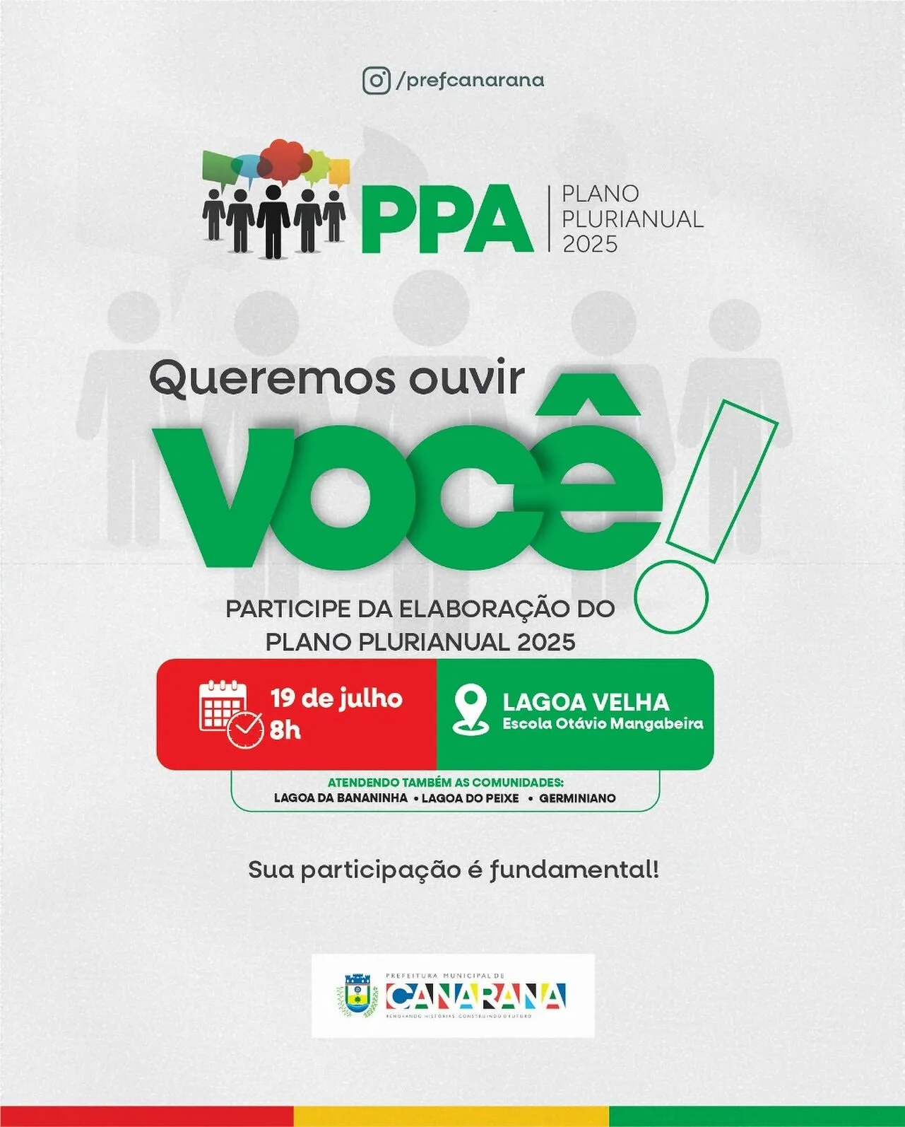 PPA PARTICIPATIVO | Lagoa Velha, chegou a sua vez! - Prefeitura ...